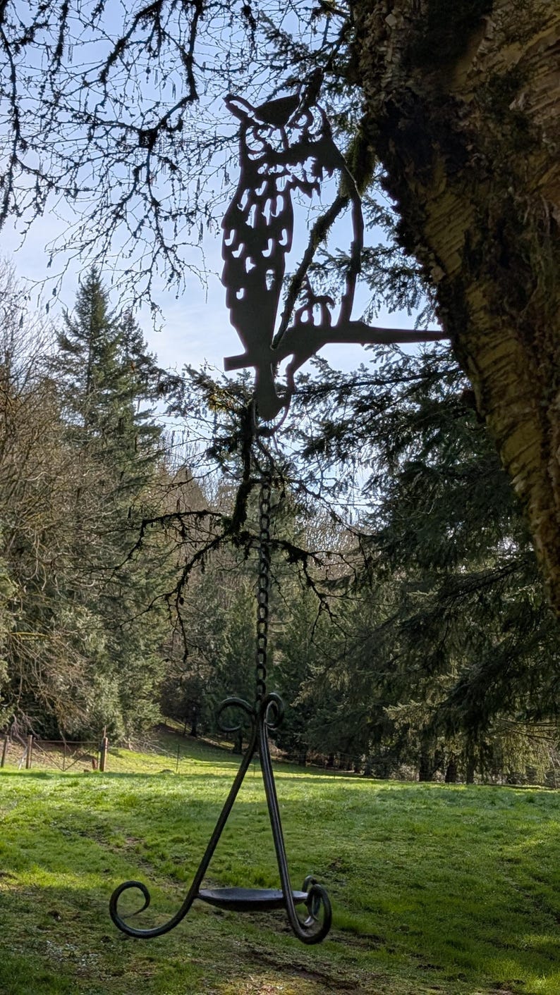 Hand Forged Bird Feeder - Etsy