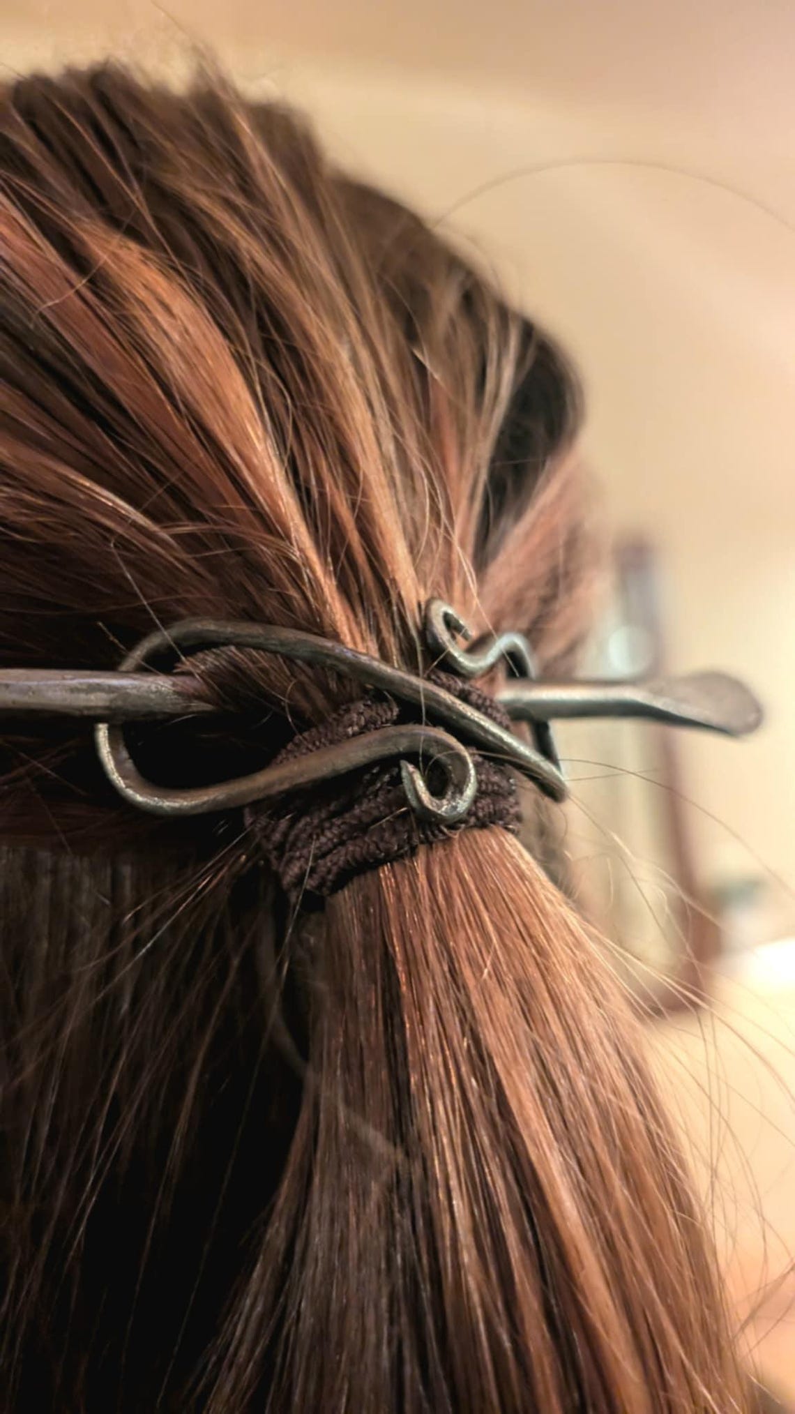 Hand Forged Hair Pin - Etsy
