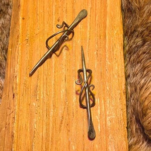 Hand Forged Hair Pin - Etsy