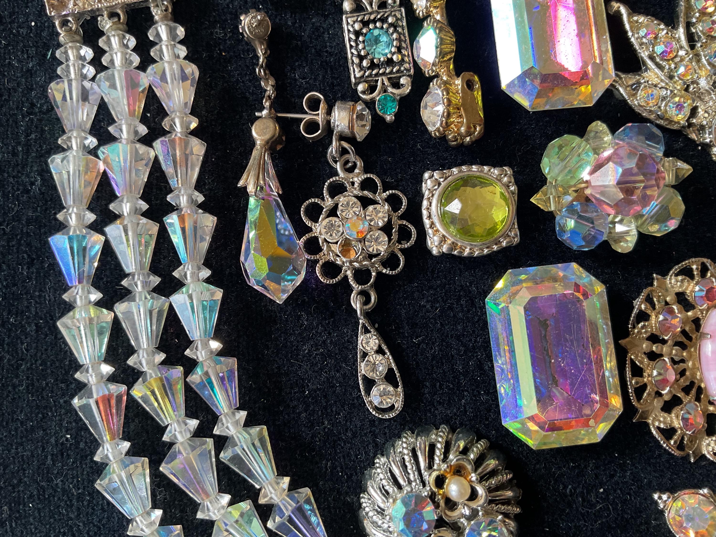 Lot of Vintage Rhinestone Craft Jewelry Repurpose Upcycle Jewelry ...