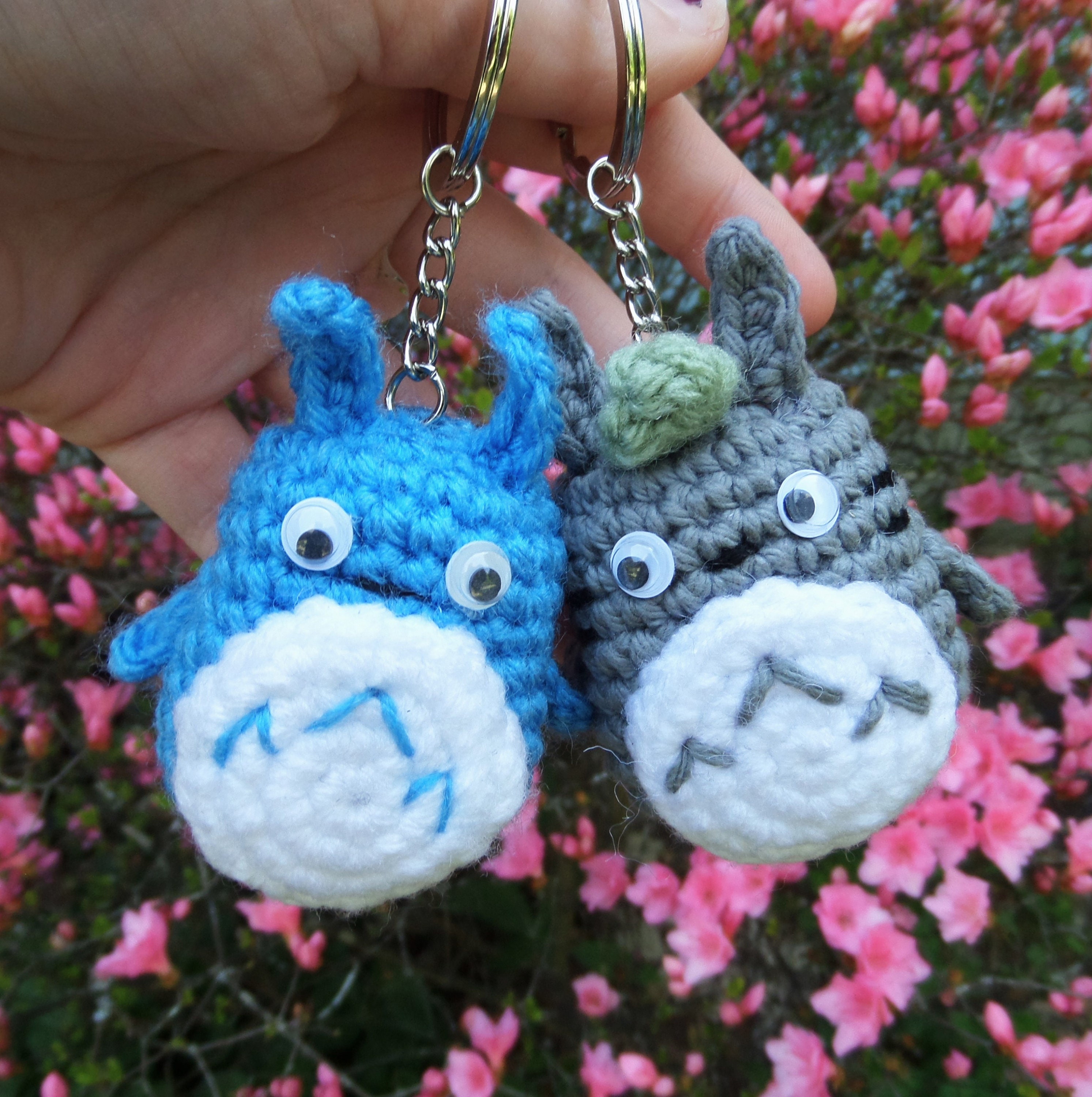 Totoro Keychain crochet - Etsy