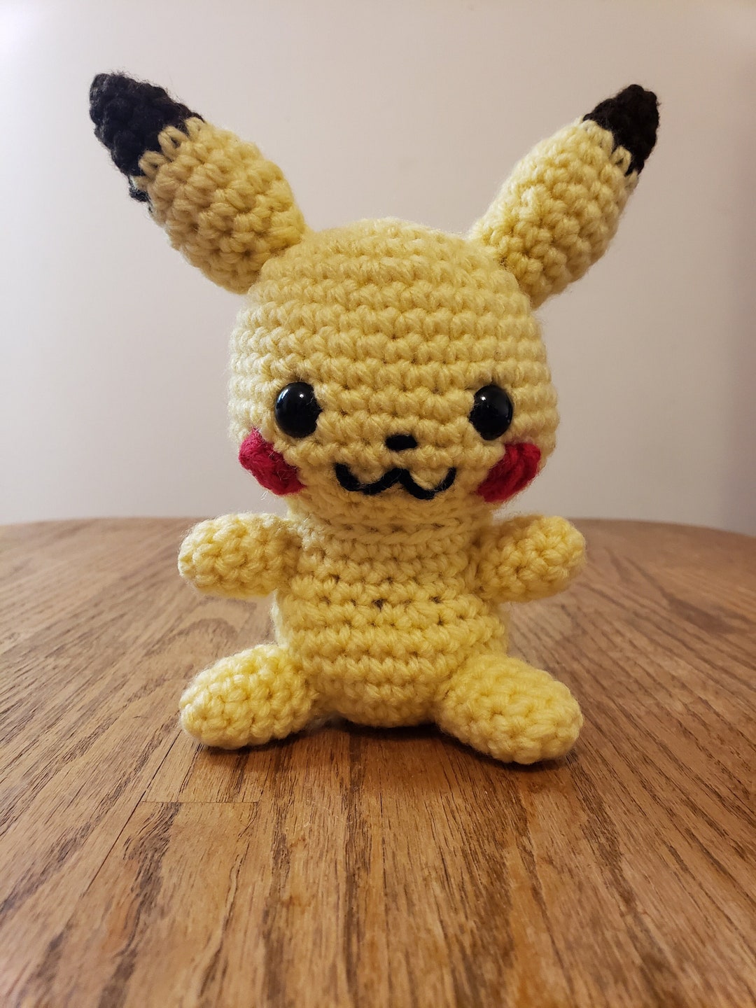 Pikachu Plush (crocheted) *CUSTOM ORDER* See Description - Etsy