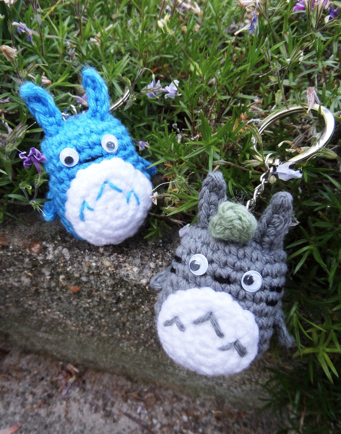 Totoro Keychain crochet - Etsy