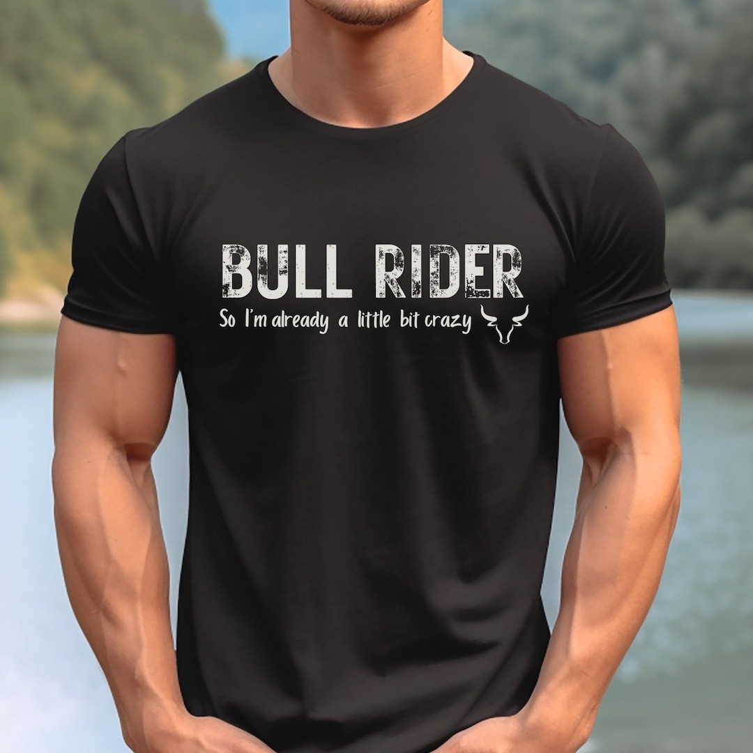 Bullriding Shirt Bull Rider Tshirt Bull Riding T-shirt Bullrider Tee ...