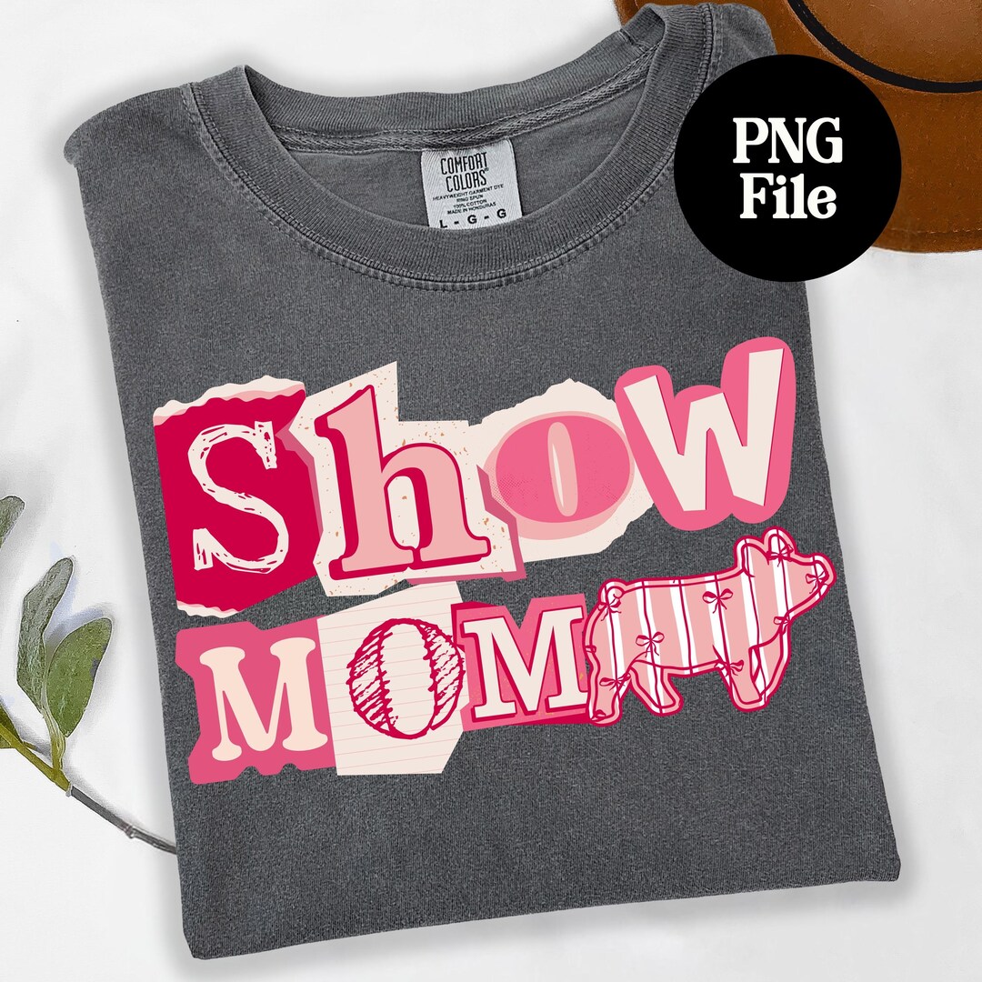 Show Mom Coquette Ransom Pig PNG: County Fair Swine Graphic, Hog ...