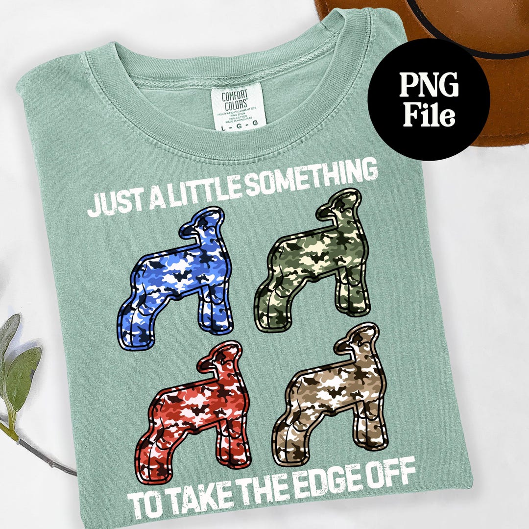 Camo Edge off Lamb PNG: County Fair Sheep Digital Graphic, Southdown ...