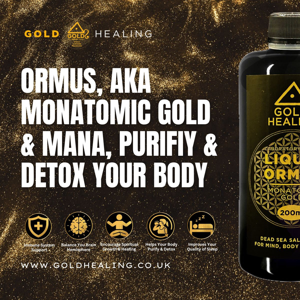 Liquid ORMUS 200ML Monatomic Gold + Magnesium, Known as MANA, MUFKUTZ ...