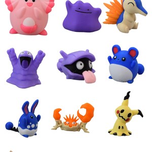 3D Printed Pokemon Miniatures, Valentines Day Gift - Etsy