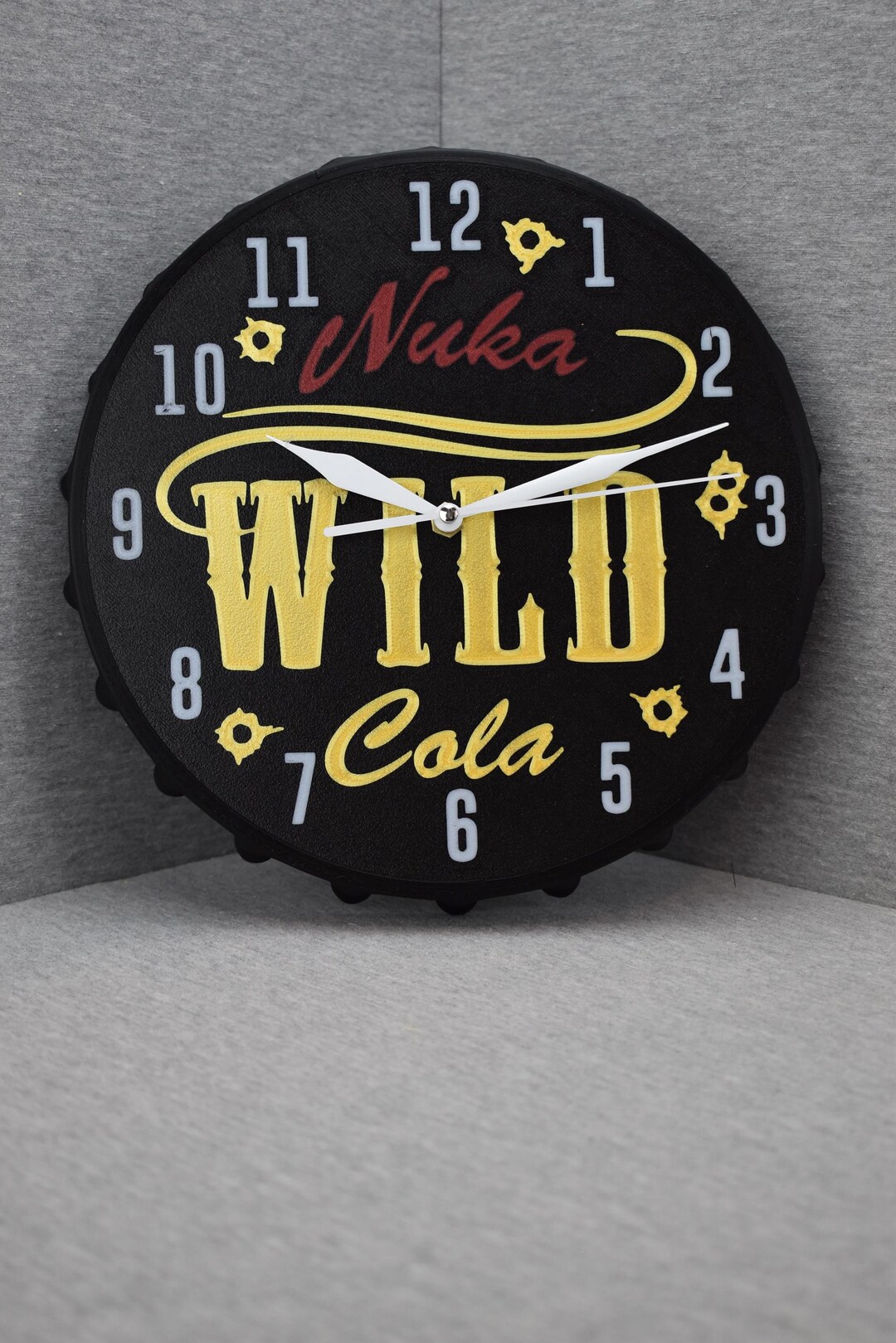 Fallout Themed Nuka Cola Wild Soda Clock - 3D Printed Video Game ...