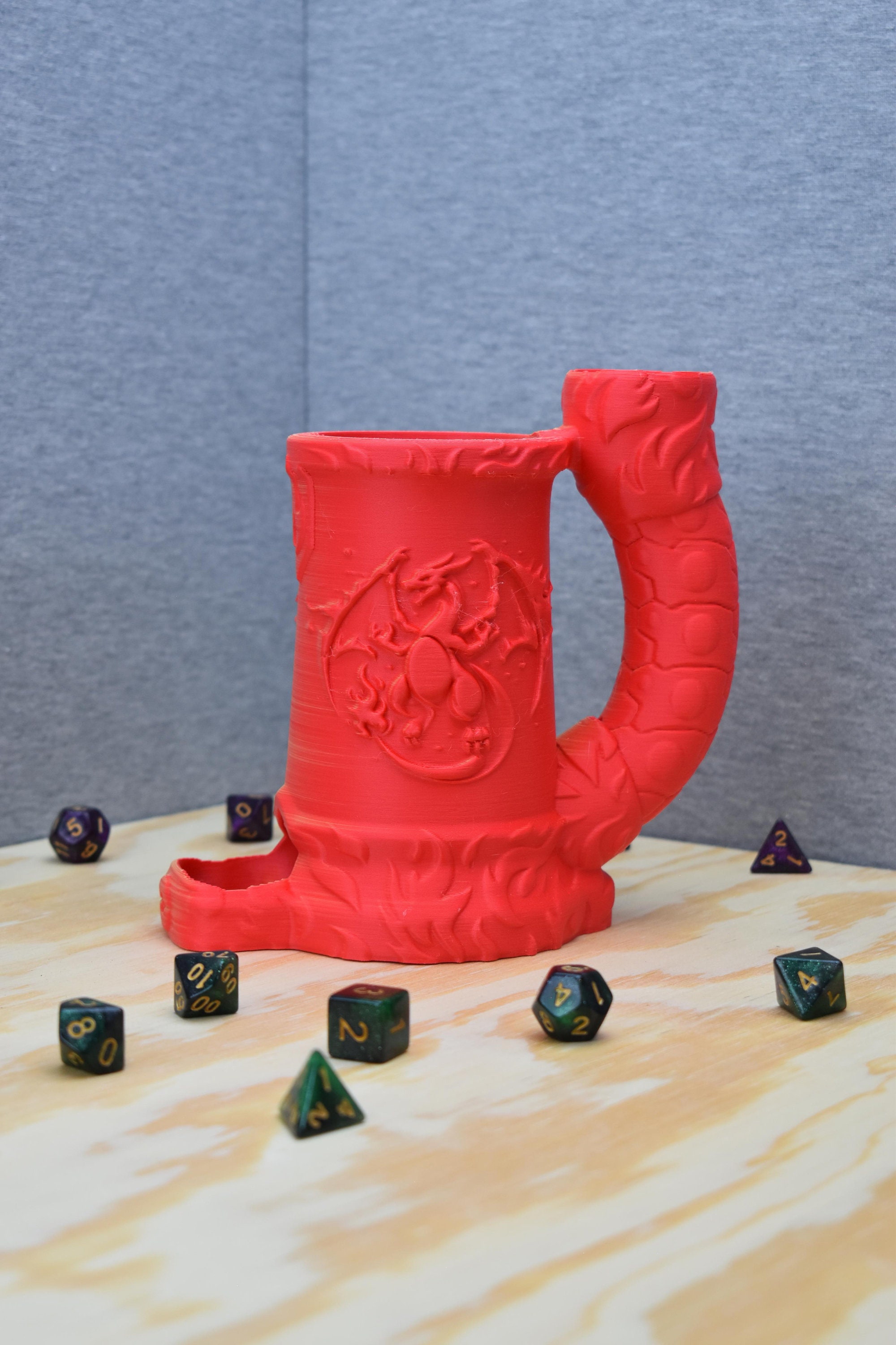 Handmade Charizard Dnd Dice Tower Soda Cup – Dungeons and Dragons Set ...