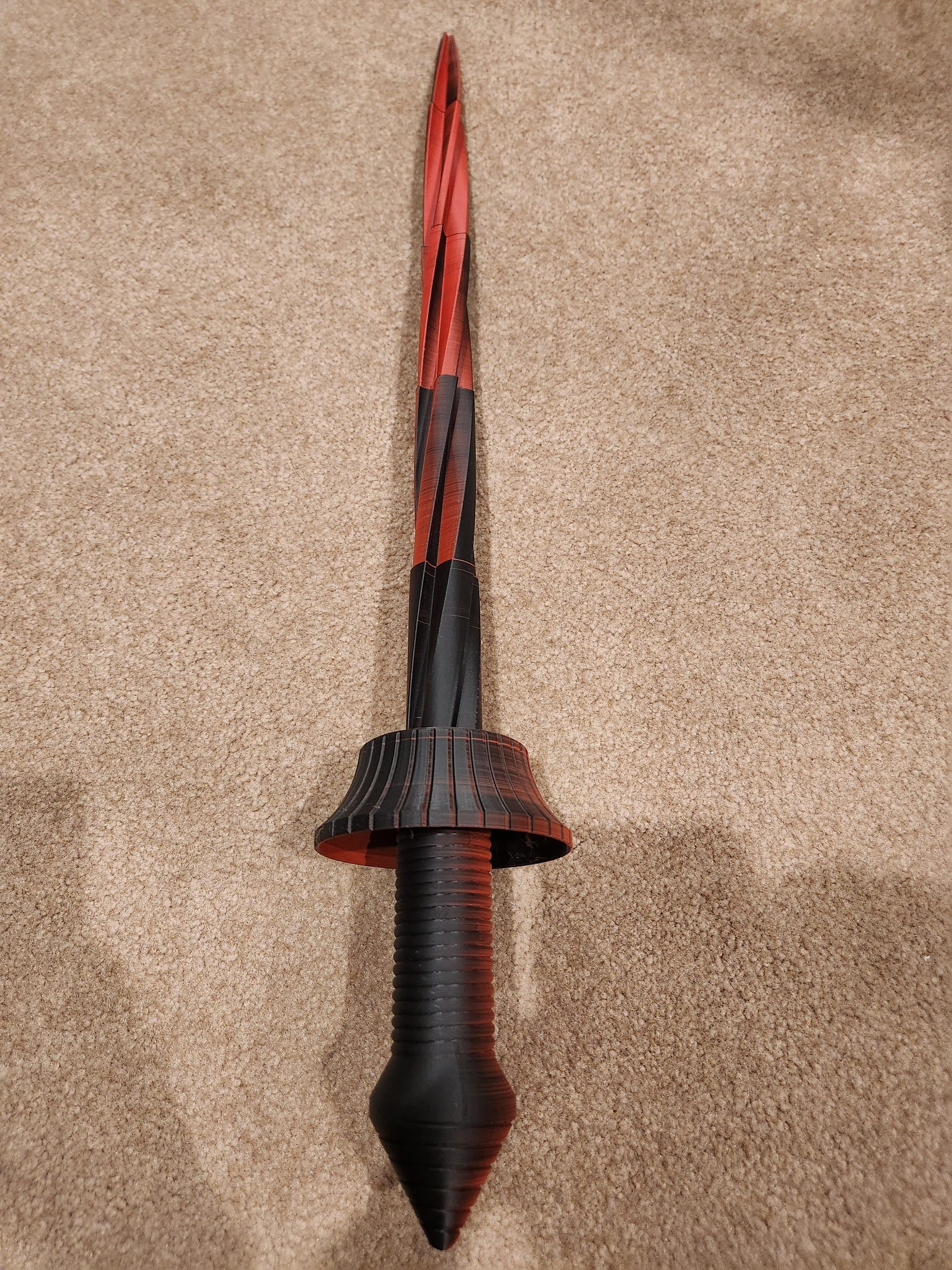 Spiral Sword, Dual Color Sword, Toy Sword, Sword, 3D Printed Sword ...