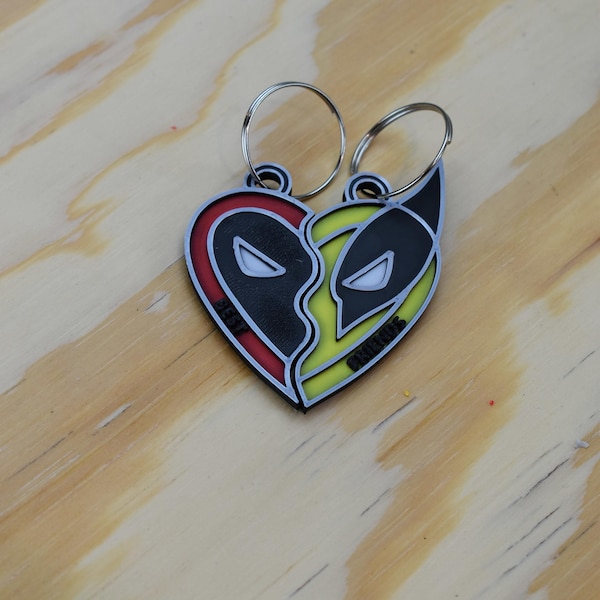 Deadpool and Wolverine Best Friends Necklace - Etsy