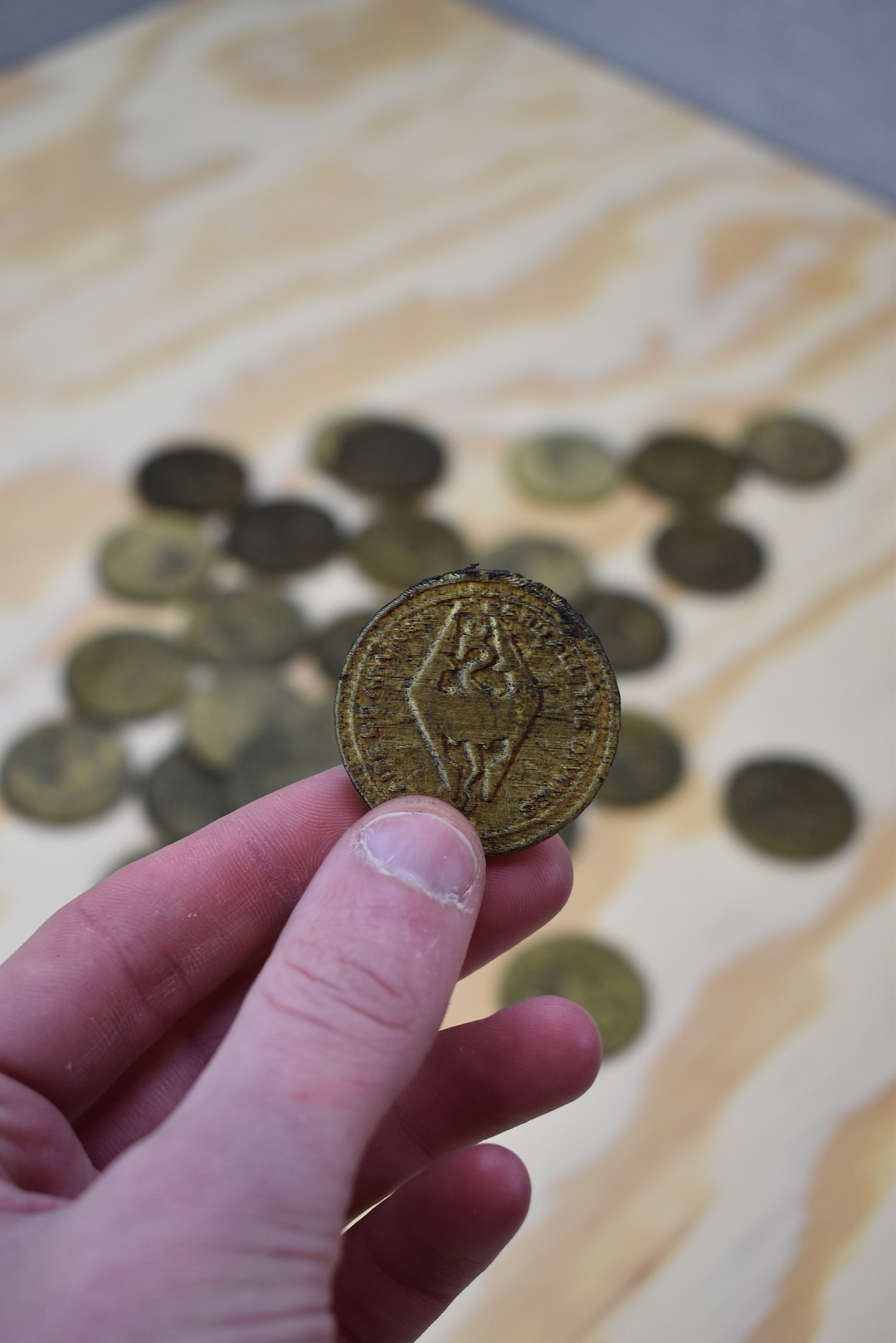 Replica Elder Scrolls Skyrim Septim Gold Coin - Video Game Decor - TESV ...
