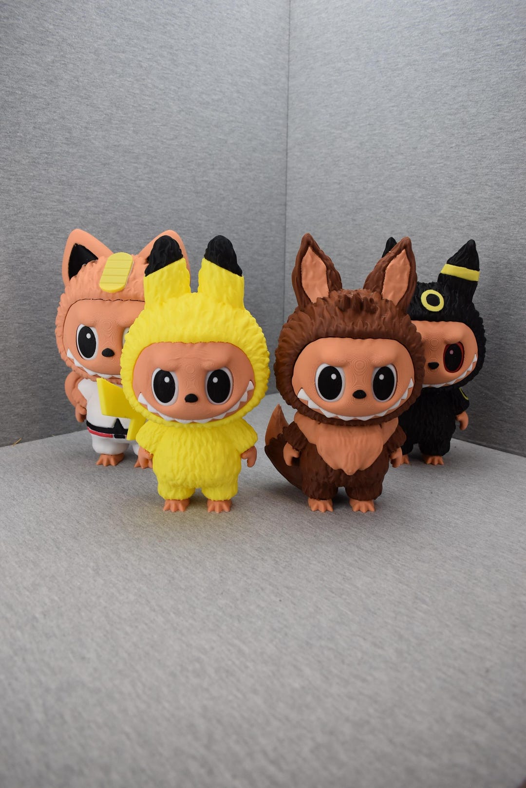 Adorable Pokemon Themed Labubu Monster Figure - 3D Printed Labubu ...