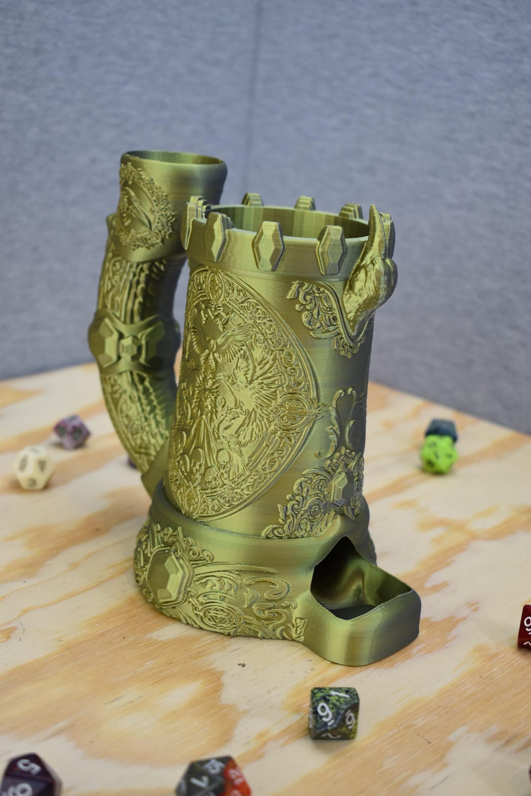 Crown Queen Dice Tower With Built in Can Cozy Dungeons and Dragons ...