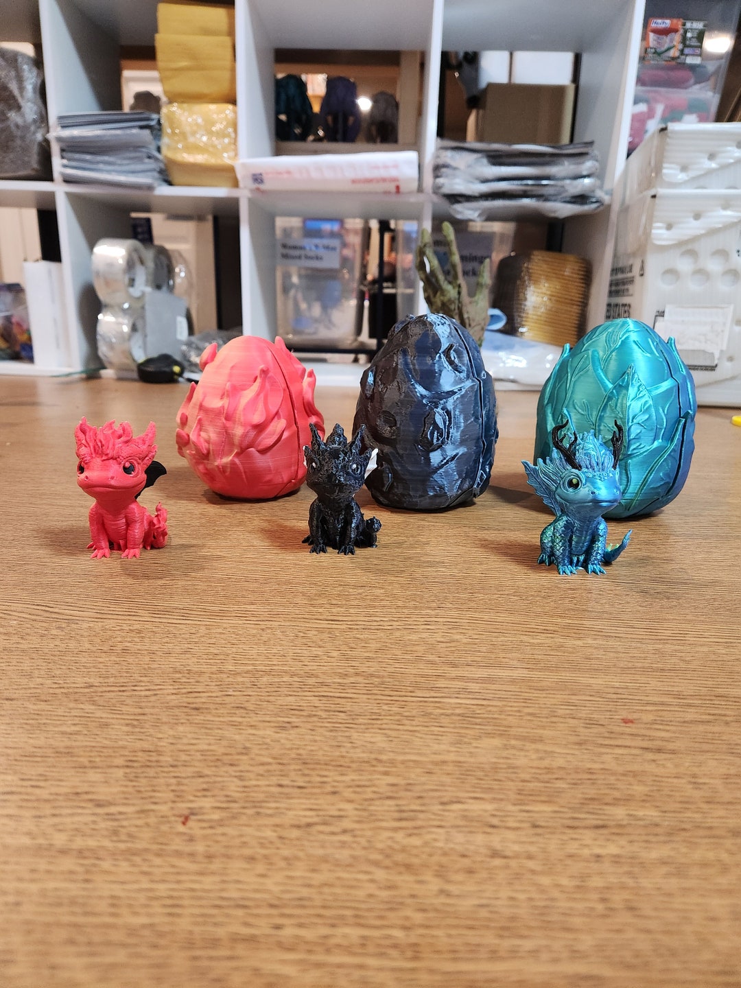 Enchanting Variety Dragon With Egg Miniature Set Handcrafted Toy Dragon ...