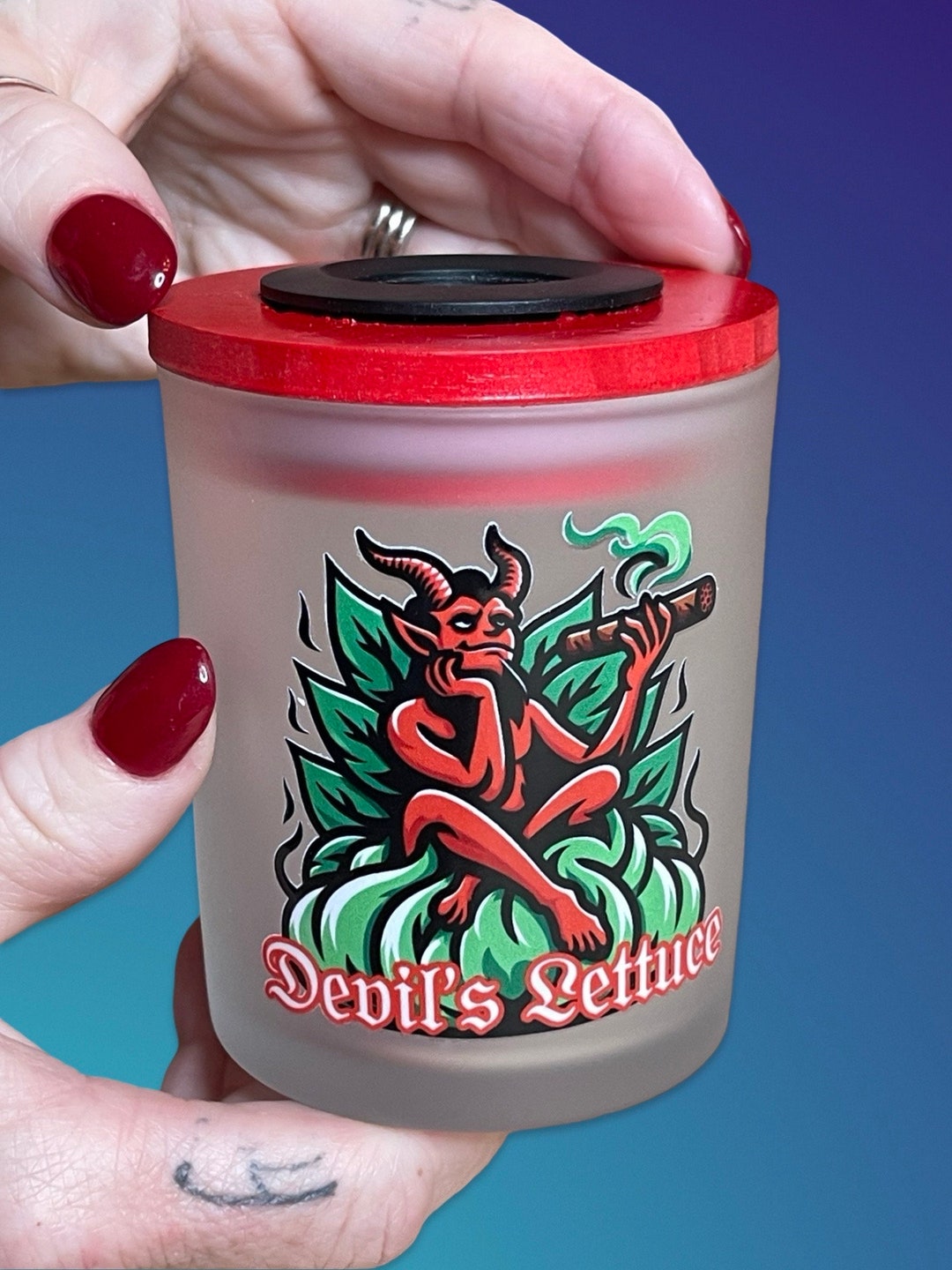 Devil's Lettuce Mini 3-inch Cannabis Marijuana Weed Stash Storage ...