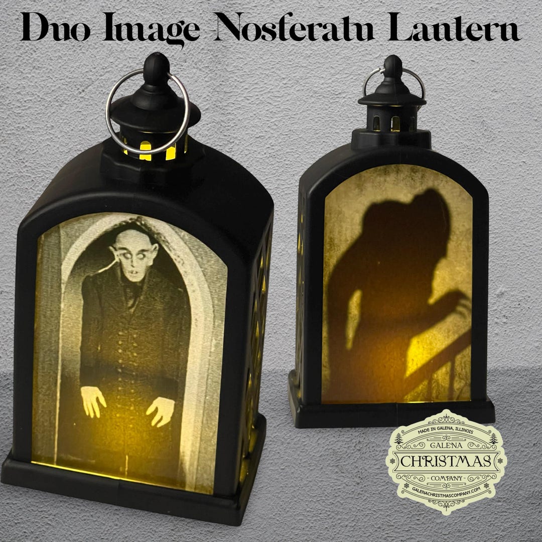 Nosferatu LED Accent Lantern: Vintage Horror Decor (6-inch) - Etsy