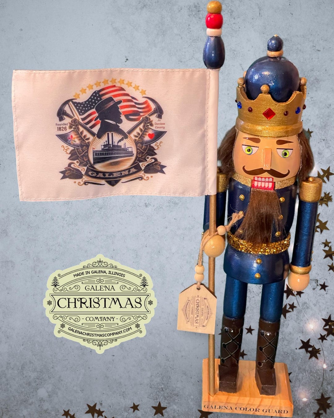 Galena Illinois Flag Bearer Nutcracker 14-inch Limited Edition 6 of 25 ...