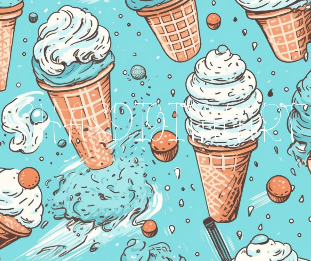 Cookies and Ice Cream Print | Instant Download PNG, Bmp, Tiff, Jpg, - Etsy