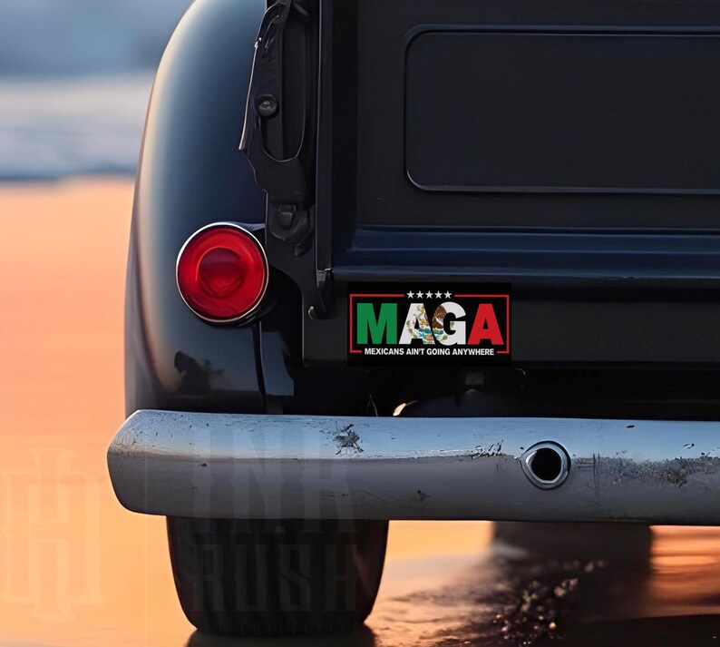 MAGA Mexico Inspired Cultural Pride Vinyl Bumper Sticker - Indoor ...