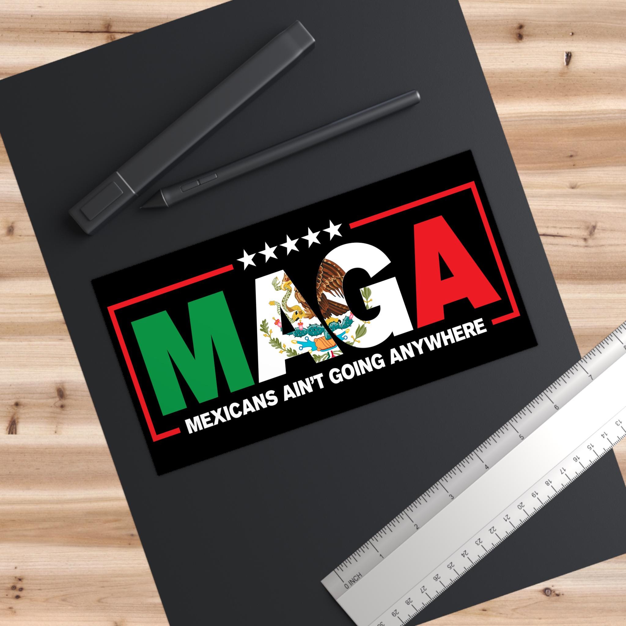 MAGA Mexico Inspired Cultural Pride Vinyl Bumper Sticker - Indoor ...