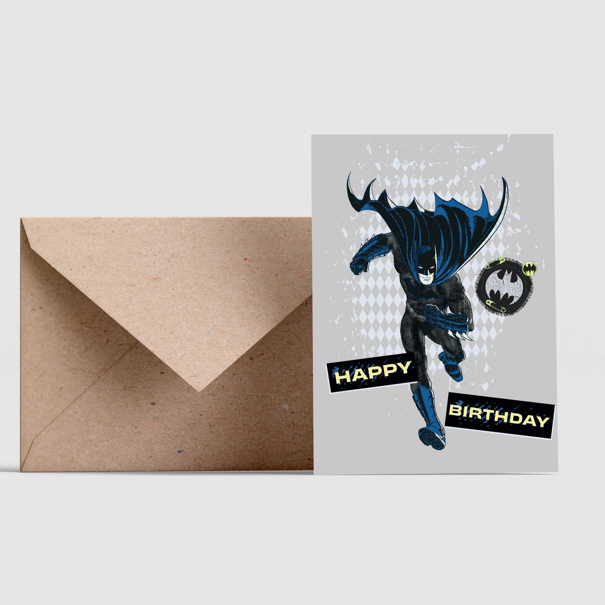 Official Batman Happy Birthday Greetings Card - Etsy