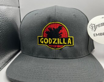 Godzilla Yellow Snapback Hat - Etsy