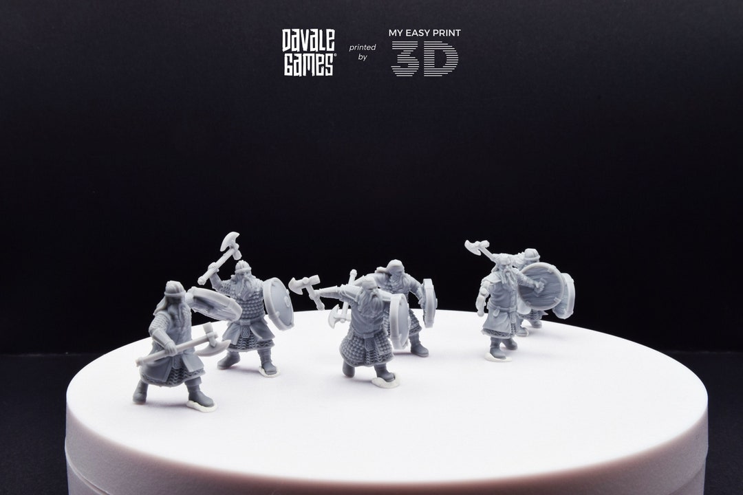Kalak Warriors Davale Games 3D Printed With High Quality Resin for LOTR ...