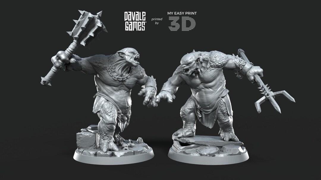 Trolls of the Cave - Goblins of the Cave - Davale Games - 3D Printed ...