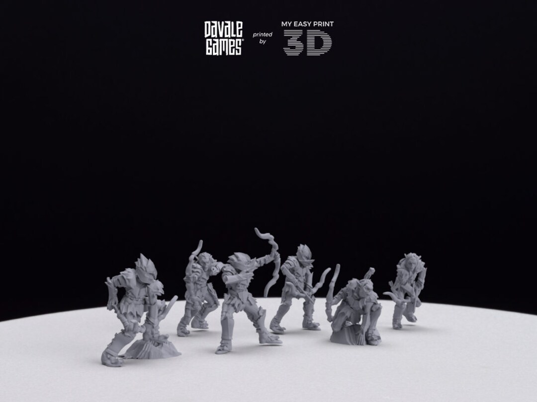 Goblin With Bow Davale Games 3D Printed With High Quality Resin for ...
