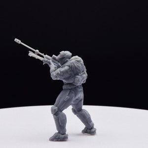 Halo Spartan Jun [reach] Miniature - Thestlsmith - 3D Printed With High ...