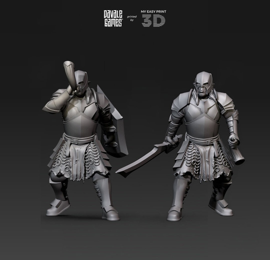Horn Super Orc Davale Games 3D Printed With High Quality Resin for LOTR ...