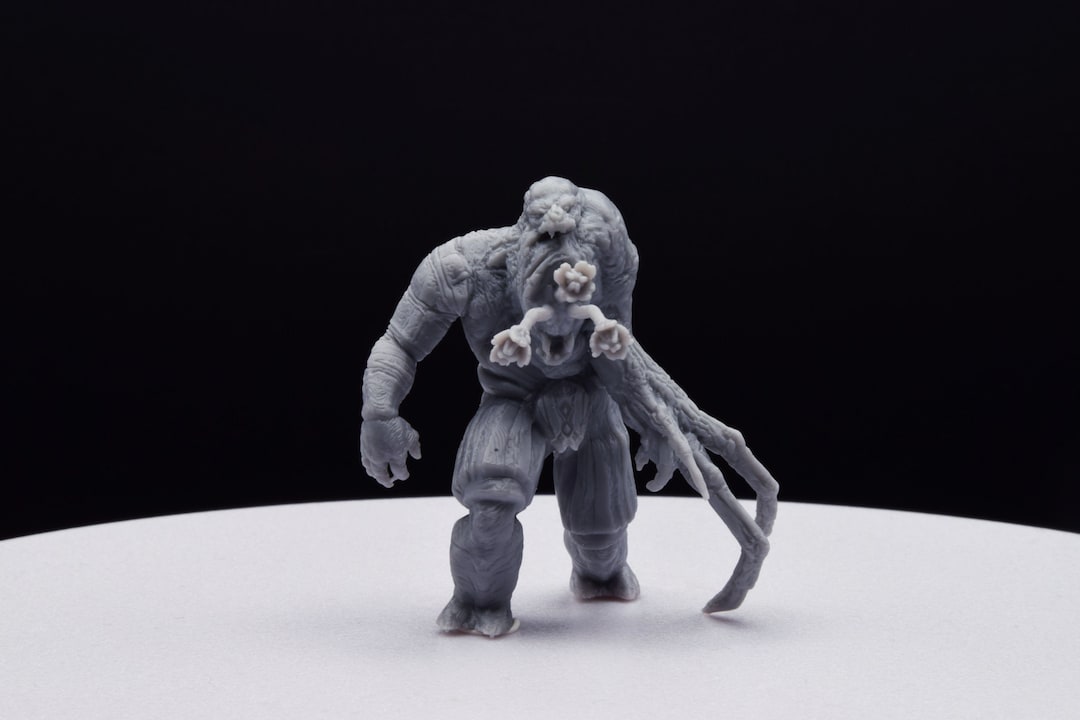 Infested Alien Ape Warrior Unarmed Miniature - Thestlsmith - 3D Resin ...