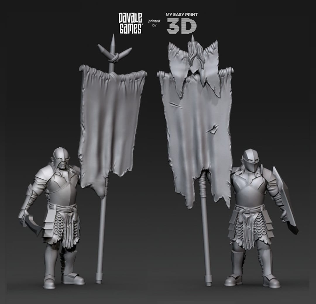 Super Orc Banner Davale Games 3D Printed With High Quality Resin for ...