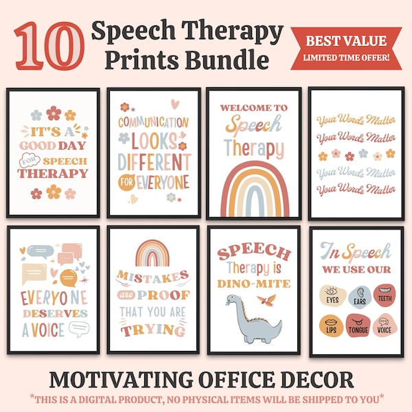 Speech Therapy - Etsy
