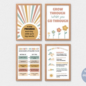 40 Boho School Counselor Posters, School Psychology Office Decor Poster ...