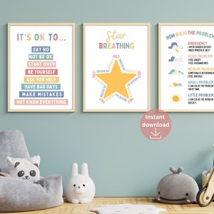 30 School Counseling Posters, School Counselor Office Decor ...