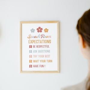 10 Speech Therapy Room Decor, Speech Therapy Poster, Speech Sign ...