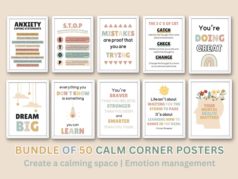 50 Boho School Counselor Office Decor School Counseling - Etsy