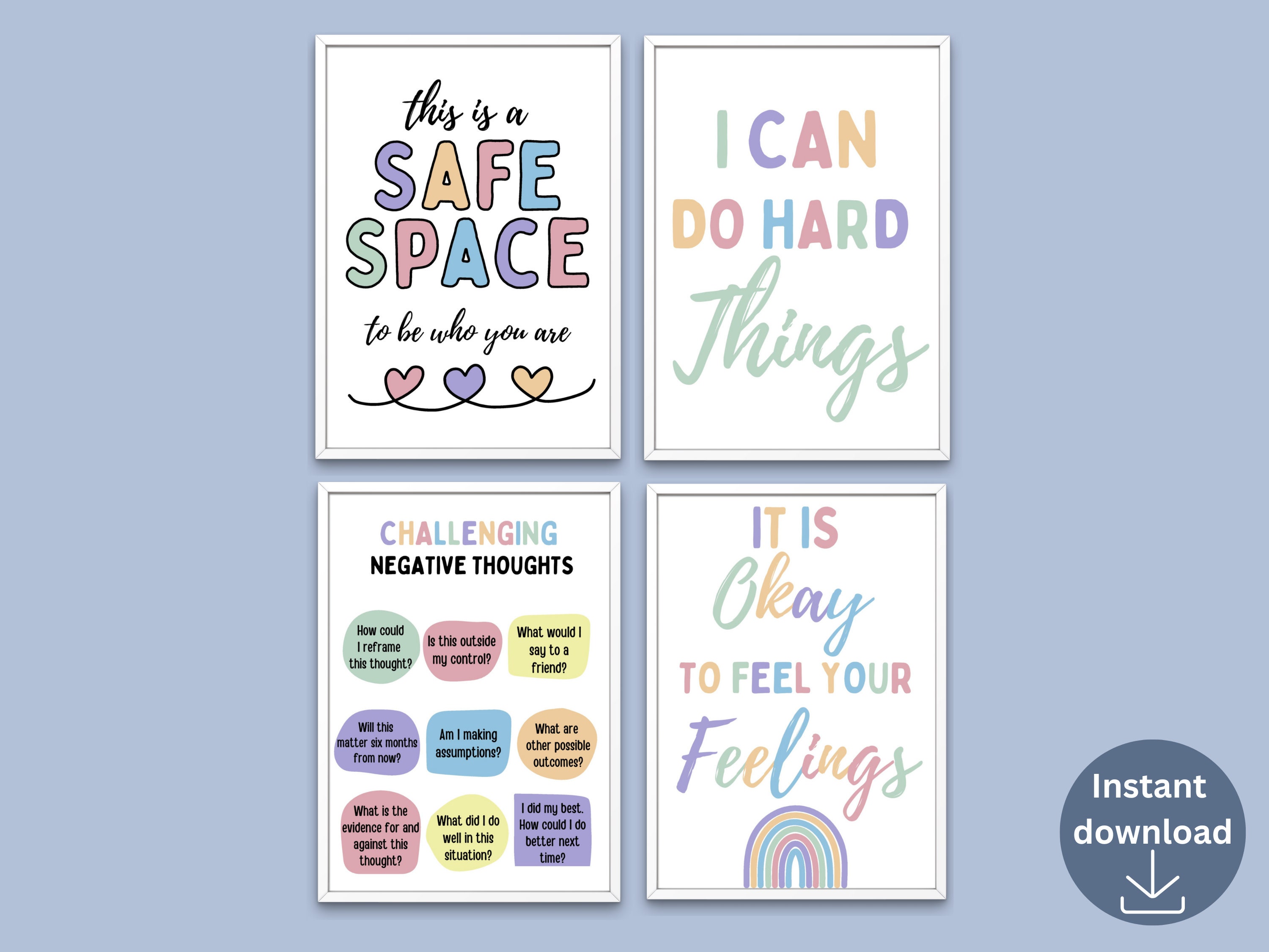 20 School Counseling Posters Signs Guidance Counselor Posters - Etsy