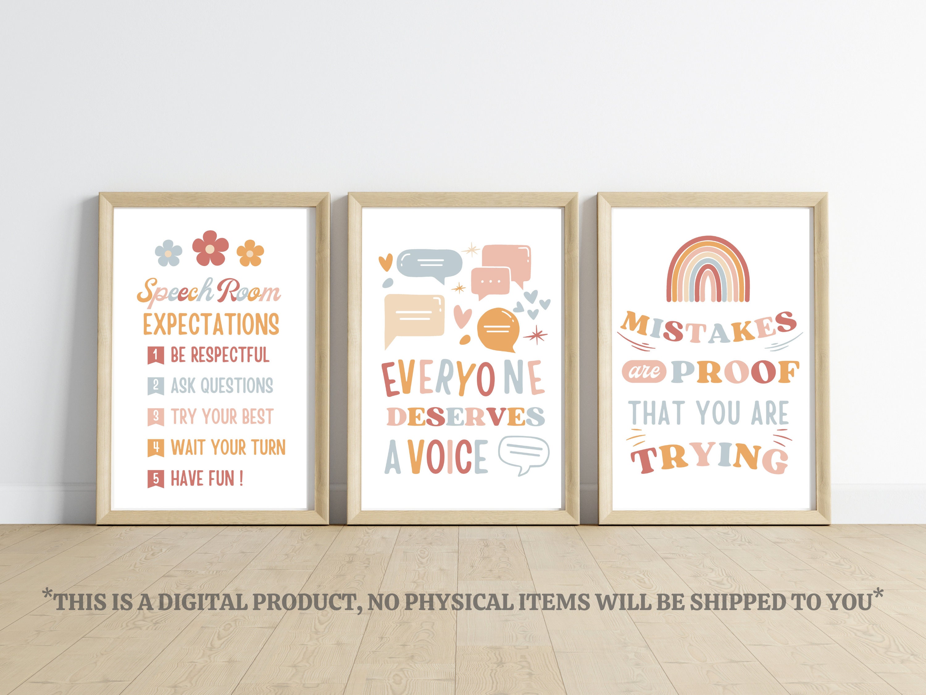 10 Speech Therapy Room Decor, Speech Therapy Poster, Speech Sign ...