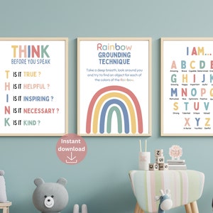 30 School Counseling Posters, School Counselor Office Decor ...