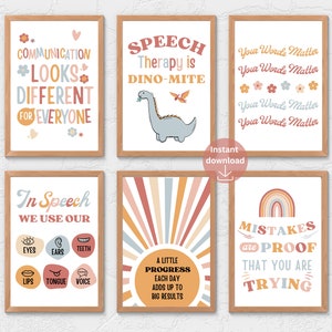 10 Speech Therapy Room Decor, Speech Therapy Poster, Speech Sign ...