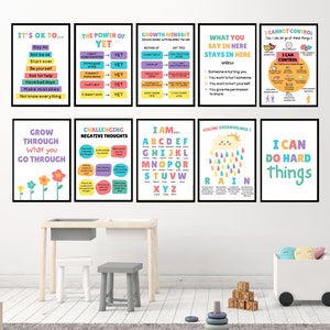 30 Coping Skills Posters for Toddler: Empower Emotions, Feelings, and ...