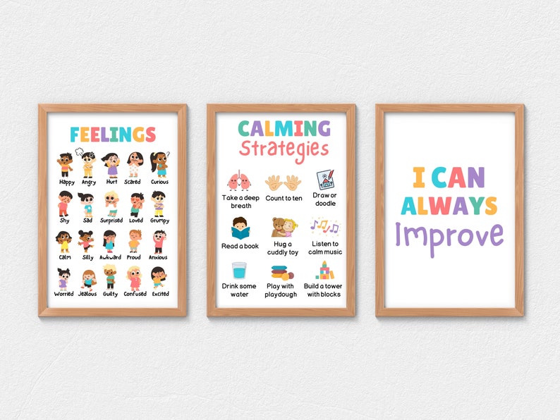 30 Calming Corner Posters, Calm Down Corner Poster Printable, Calm ...