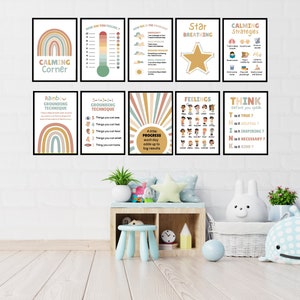 40 Boho School Counselor Posters, School Psychology Office Decor Poster ...