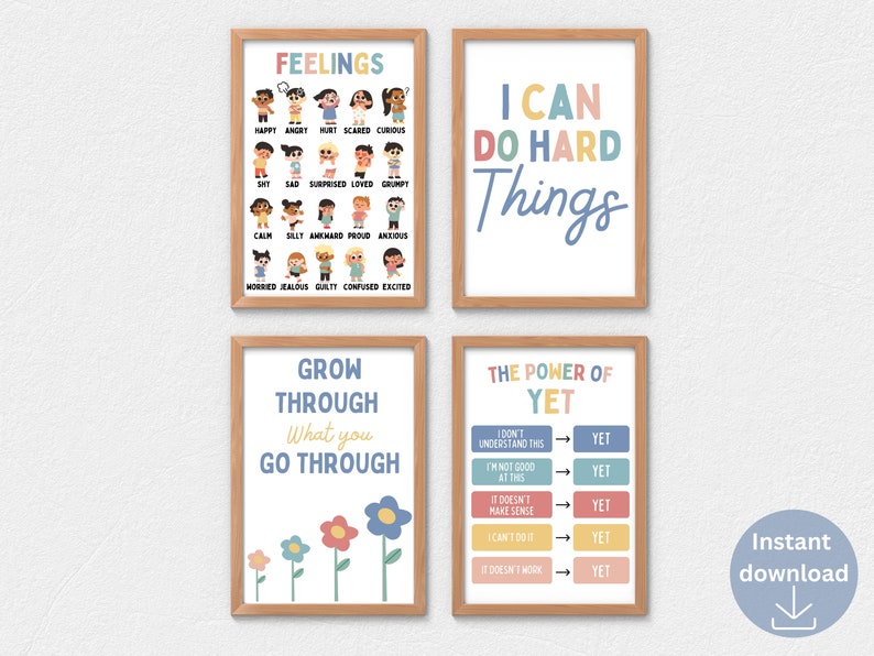 40 Calm Down Corner Posters Printable, Calming Classroom Posters, Calm ...
