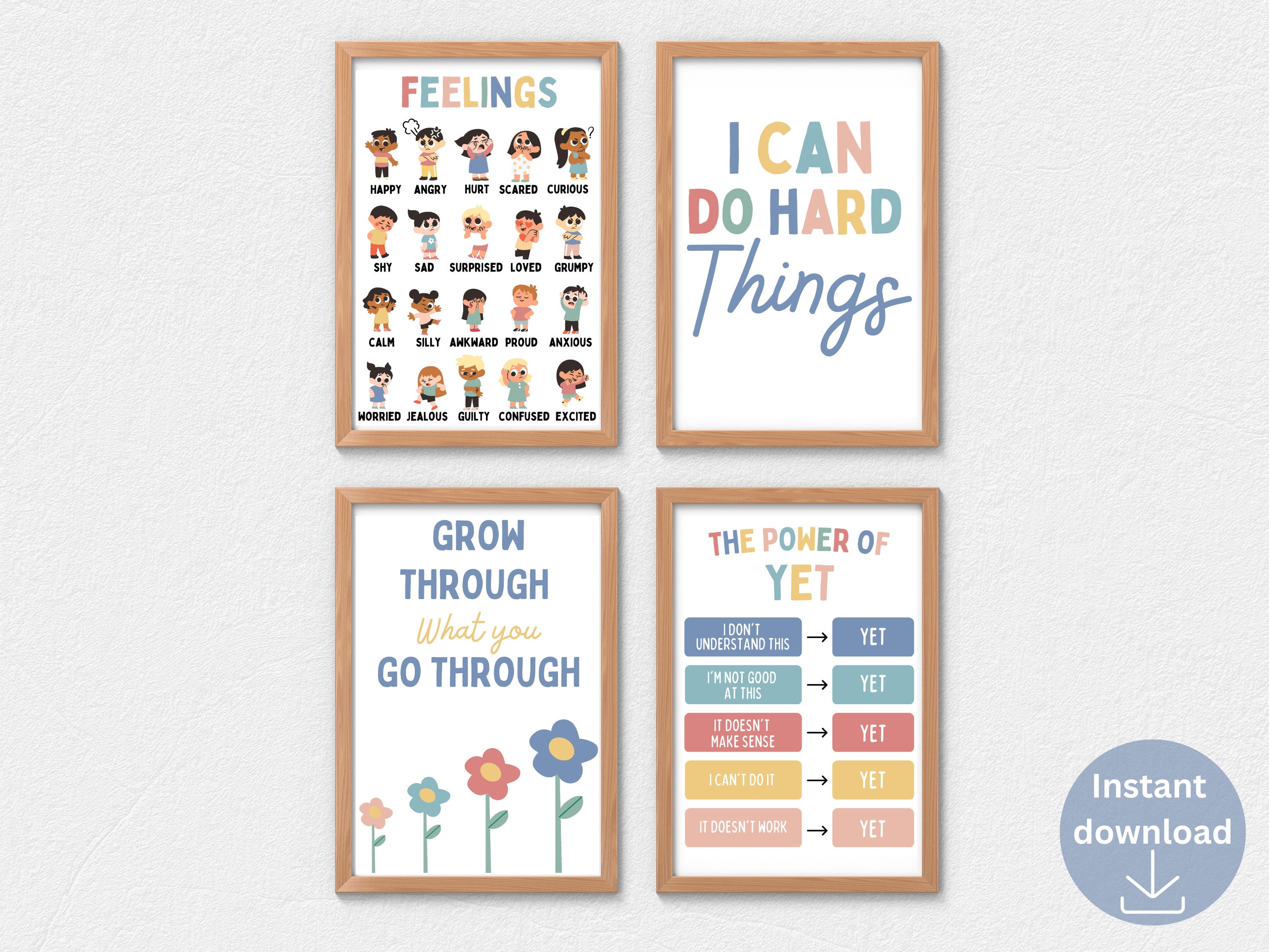 30 School Counseling Posters, School Counselor Office Decor ...