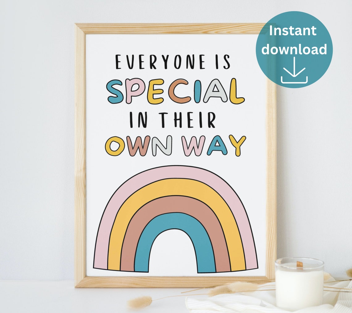 Social Worker Poster Diversity School Counselor Office Decor ...